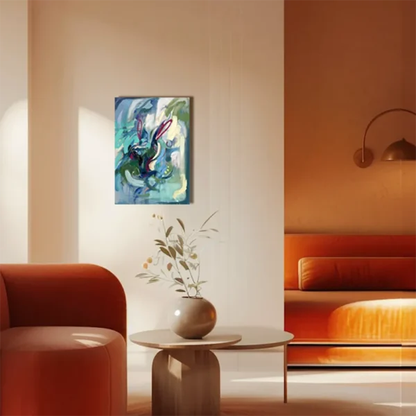 Nuo Chen Garden VI (2024) Oil on canvas (h) 70 x (w) 50 cm - Zarastro Art